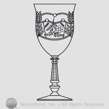 Mark with Glass Pattern: 2005-2; goblet. | #768416