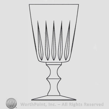 Mark with Glass Pattern: Raleigh; goblet. | #768614