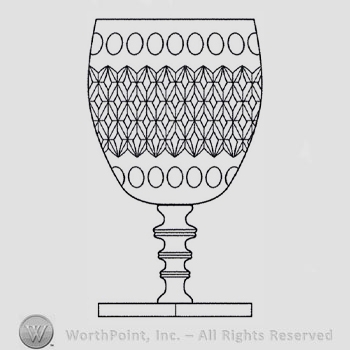 Mark with Glass Pattern: Downing; goblet. | #769222