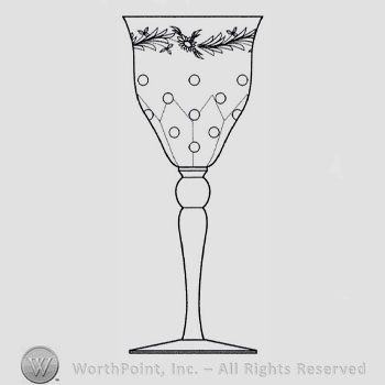 Mark with Glass Pattern: Christina; goblet. | #769316