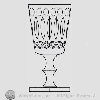 Mark with Glass Pattern: York; goblet. | #769497