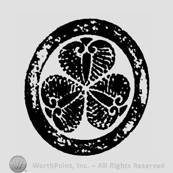 Mark with 3 mallow leaves, circle, Matsudaira | #771659