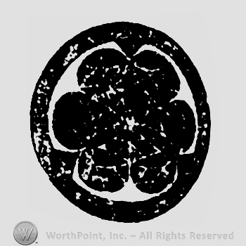 Mark with 3 mallow leaves, circle, Matsudaira | #771666