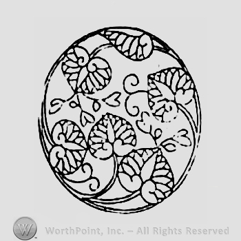 Mark with 6 mallow leaves, circle. | #771738