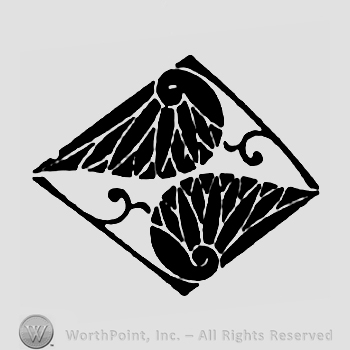 Mark with 2 mallow leaves, circle. | #771840