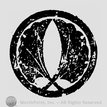 Mark with 2 ginkgo leaves, Tamura family, | #772203