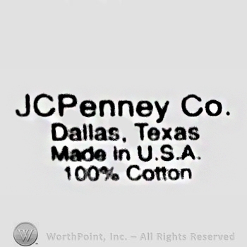 Mark with The text "JCPenney Co. Dallas Texas | #773583