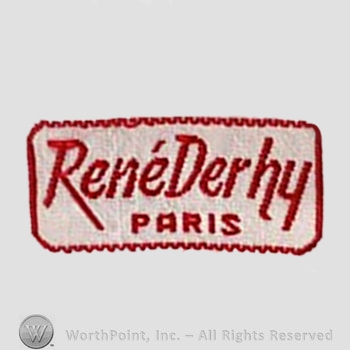 Mark with The text "René Derhy PARIS" on a label. | #773615