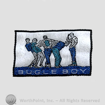 Mark with The text "BUGLE BOY" and five persons, | #773721