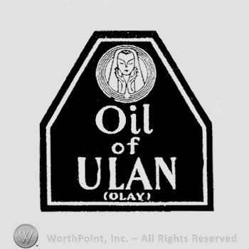 Mark with The text "Oil of ULAN (OLAY)", a | #773733