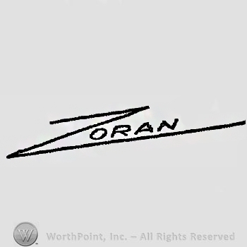Mark with The word "ZORAN" underlined by the | #773787