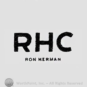 Mark with The text "RHC Ron Herman" on a label. | #773809