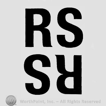 Mark with The letters "RS" mirrored. | #773850
