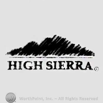 Mark with The text "HIGH SIERRA" and a mountain | #773905
