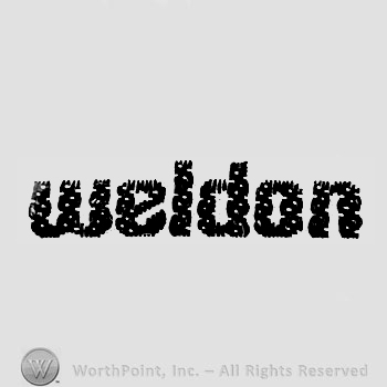 Mark with The word "weldon" on a label. | #774007