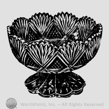 Mark with Cut Glass Pattern: Manhattan; bowl. | #774870