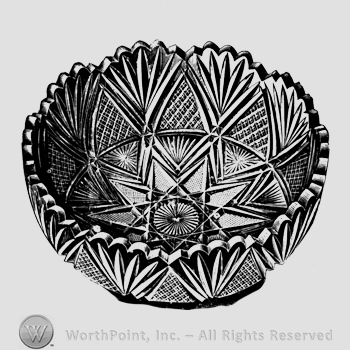 Mark with Cut Glass Pattern: Manhattan; bowl. | #774881