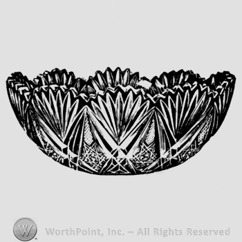 Mark with Cut Glass Pattern: Arbutus; bowl. | #774892