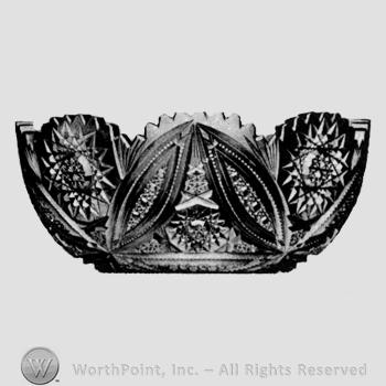 Mark with Cut Glass Pattern: Acme; bowl. | #774900