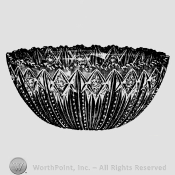 Mark with Cut Glass Pattern: Palmetto; bowl. | #774912