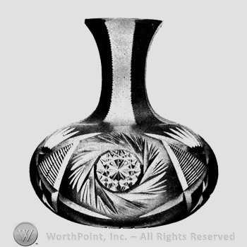 Mark with Cut Glass Pattern: Golf; carafe. | #775001