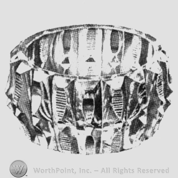 Mark with Cut Glass Pattern: Unknown; Round Salt. | #775066