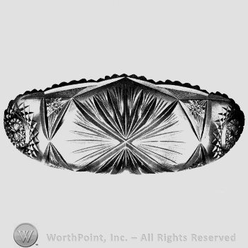 Mark with Cut Glass Pattern: Diadem; celery tray. | #775081