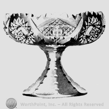 Mark with Cut Glass Pattern: Waltham; comport. | #775217