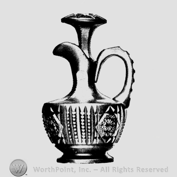 Mark with Cut Glass Pattern: Waverly; half pint | #775320