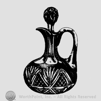 Mark with Cut Glass Pattern: Manhattan; cruet. | #775340