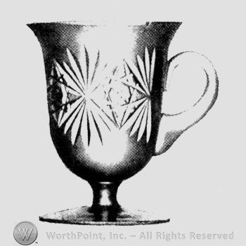 Mark with Cut Glass Pattern: Electric; cup. | #775390
