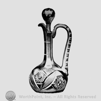 Mark with Cut Glass Pattern: Albama; decanter. | #775459