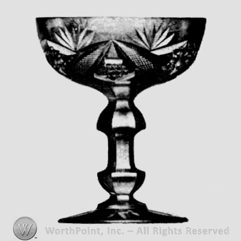 Mark with Cut Glass Pattern: Albama; goblet. | #777032