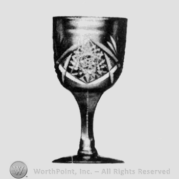Mark with Cut Glass Pattern: Radium; goblet. | #777062