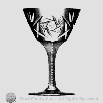Mark with Cut Glass Pattern: Golf; goblet. | #777081
