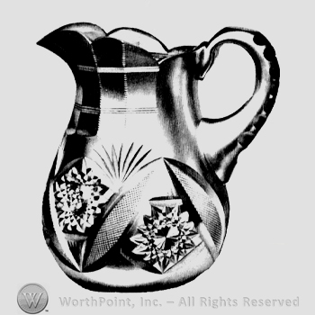 Mark with Cut Glass Pattern: Alabama; pitcher. | #777262