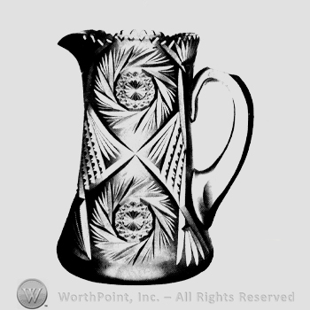 Mark with Cut Glass Pattern: Golf; pitcher. | #777268