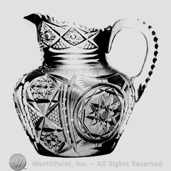 Mark with Cut Glass Pattern: Marie; pitcher. | #777272