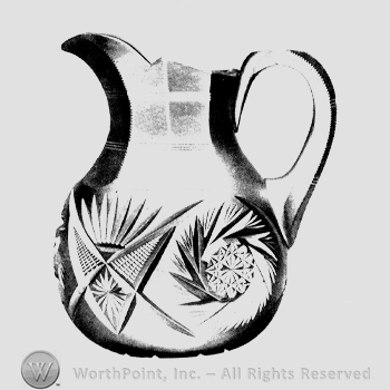 Mark with Cut Glass Pattern: Golf; pitcher. | #777279