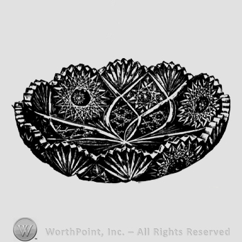 Mark with Cut Glass Pattern: Desdemona; nappie | #777316