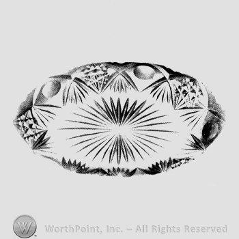 Mark with Cut Glass Pattern: Oregon; spoon dish. | #777529