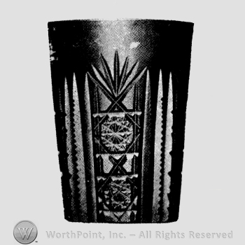 Mark with Cut Glass Pattern: Waverly; tumbler. | #777581