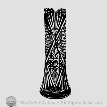 Mark with Cut Glass Pattern: Heroic; vases. | #777682