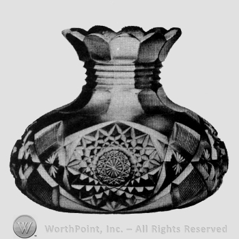 Mark with Cut Glass Pattern: Vienna; vase. | #777735