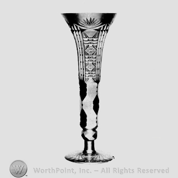 Mark with Cut Glass Pattern: Bangor; vase. | #777742