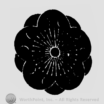 Mark with plum flower. | #779800