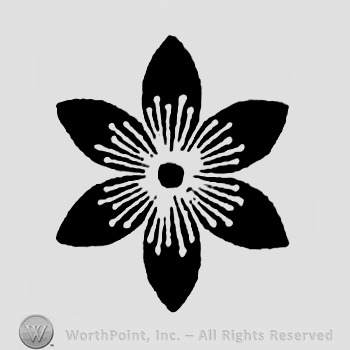 Mark with plum flower. | #779823