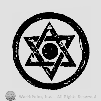 Mark with 2 fish scales, Fujita family, Tokyo. | #780109