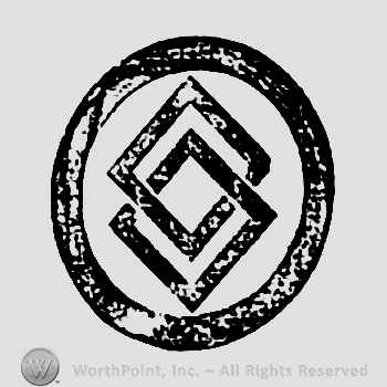 Mark with 2 diamond shapes, Honma family, Tokyo. | #788153