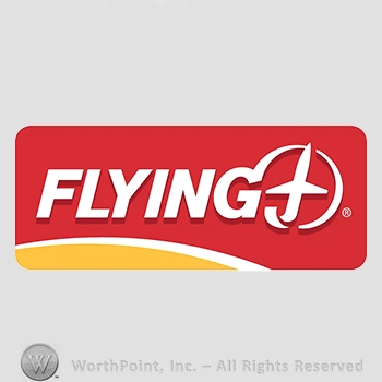 Mark with The word "FLYING" and an airplane | #789440